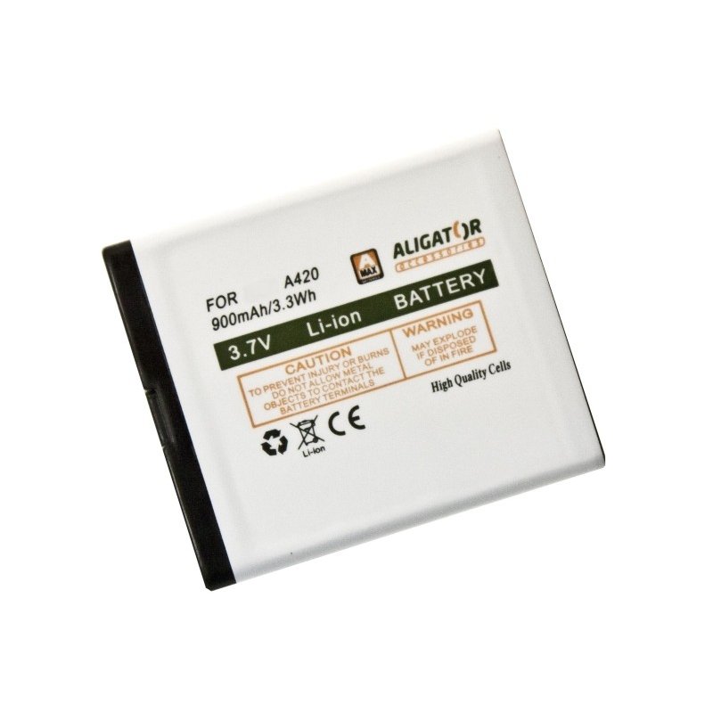 Baterie Aligator A420, V500, V550 - 900 mAh - Li-Ion - Kabelmánie.cz
